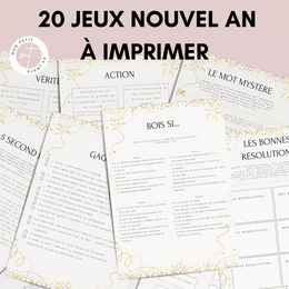 Jeux nouvel an à imprimer, Idée nouvel an entre amis, Jeux nouvel an a ...